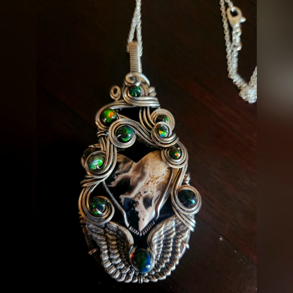 Entwined Mind Designs | Jewelry | Fossilized Palm Root Wire Wrapped ...